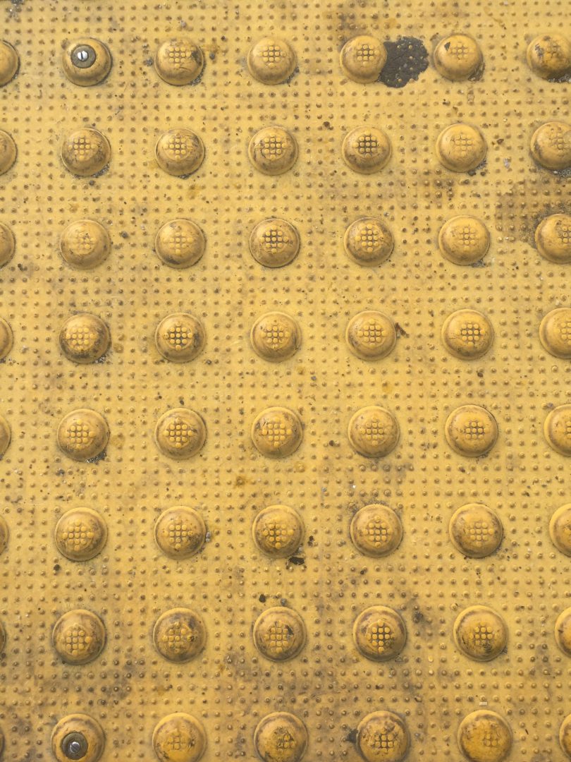 Dirty Urban Yellow Crosswalk Pad | Free Textures