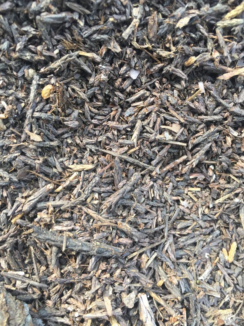 Bed of mulch with range of brown wood chunks | Free Textures