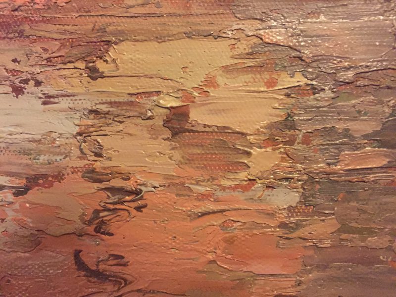 Thick layers of paint over canvas texture | Free Textures