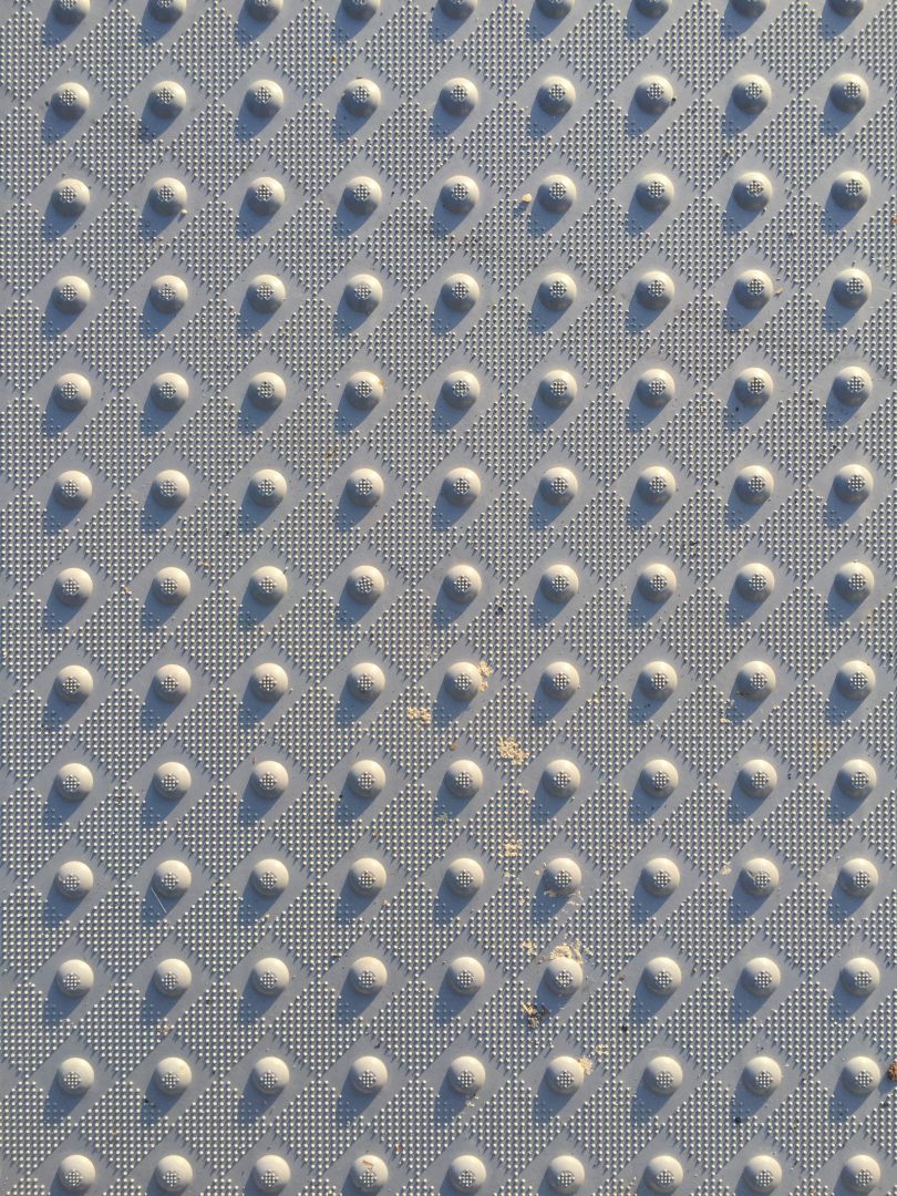 Light blue plastic walk way with bumpy grid | Free Textures