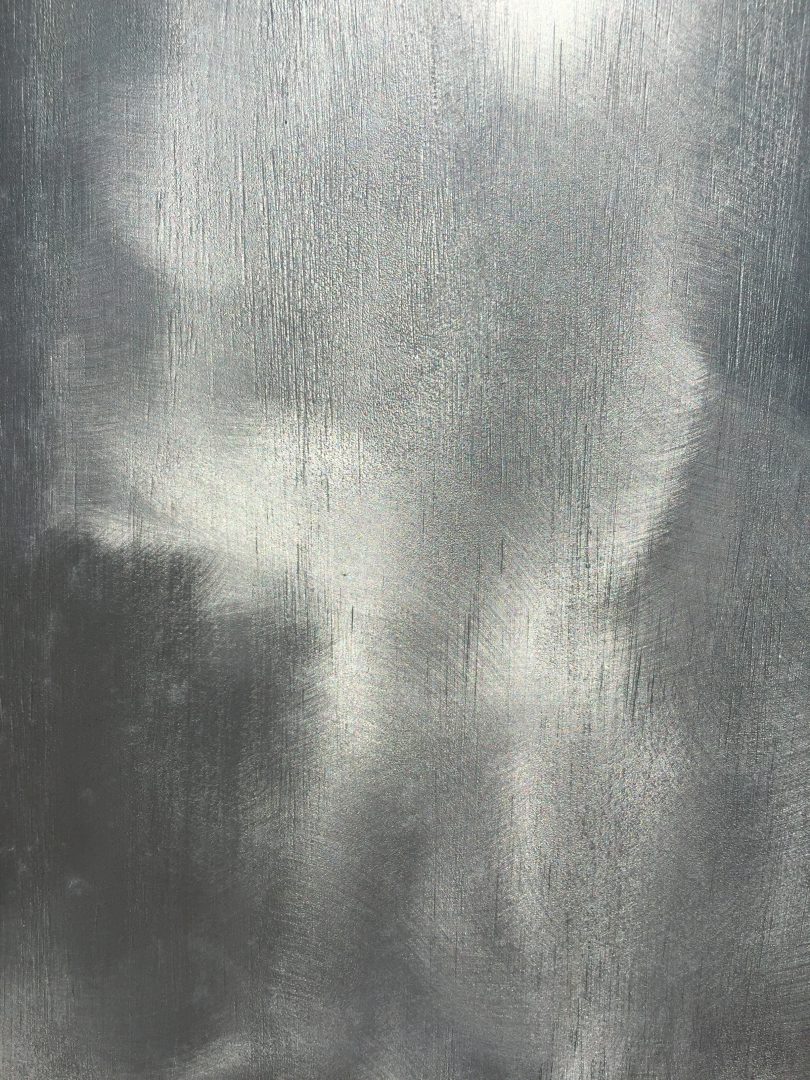 Shiny silver metallic paint brush strokes | Free Textures