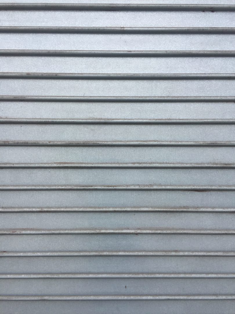 Grey metal wall with horizontal lines with slight corrosion | Free Textures