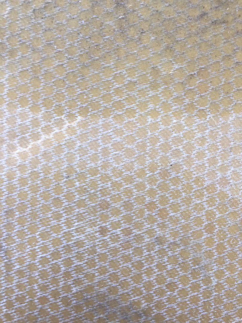 Grungy light brown plastic with white stitching | Free Textures