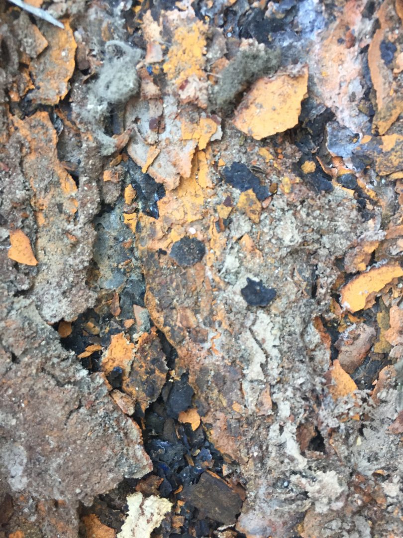 Crusty old decayed metal flakes and dirt | Free Textures