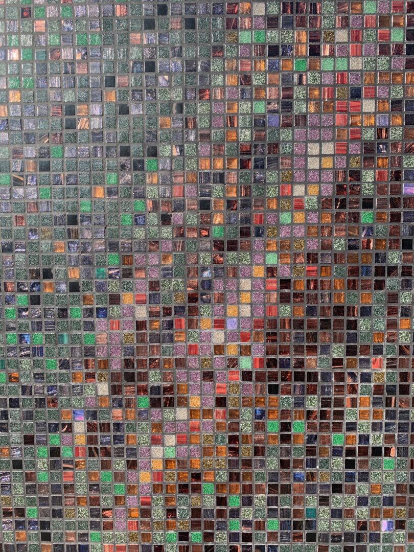 Small glass tiles w/ lots of color & texture | Free Textures